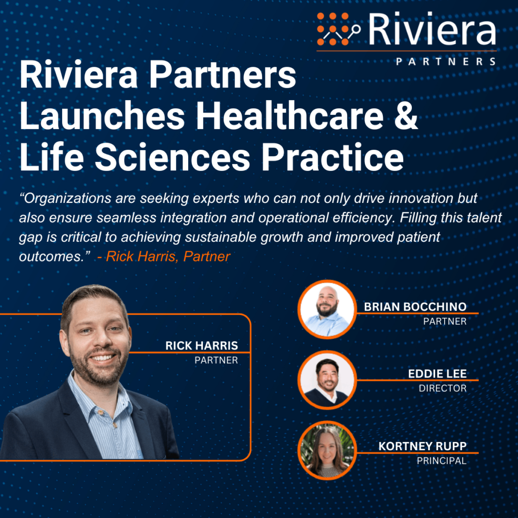 Riviera Partners Launches Healthcare & Life Sciences Practice - Riviera ...